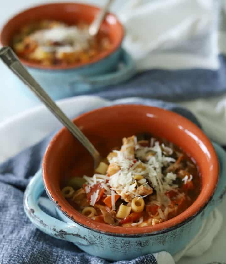Chicken Minestrone Soup - Simply Made Eats