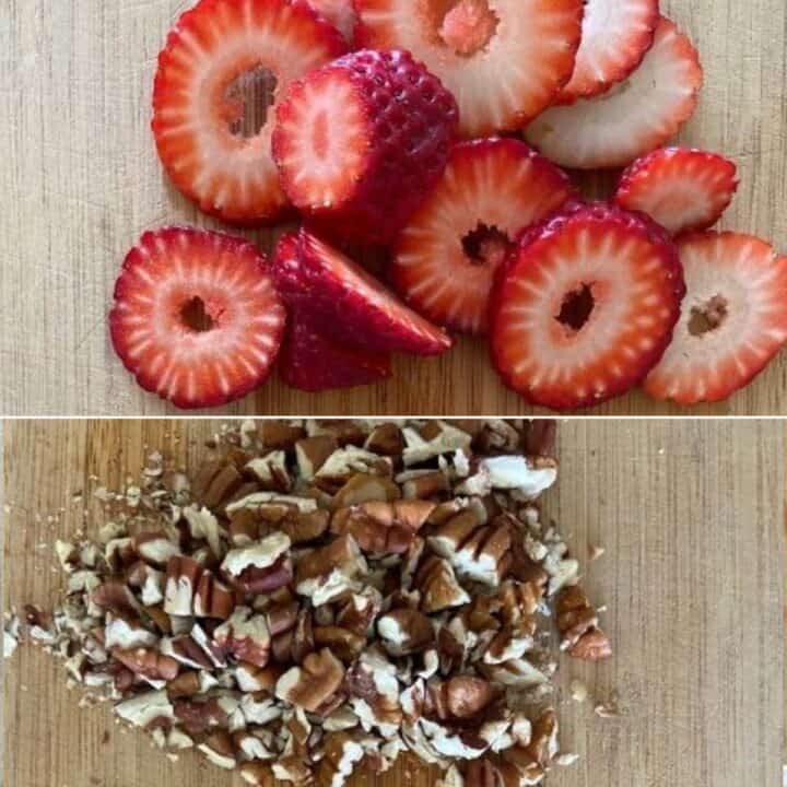 Strawberry Pecan Salad with Feta - Simply Made Eats