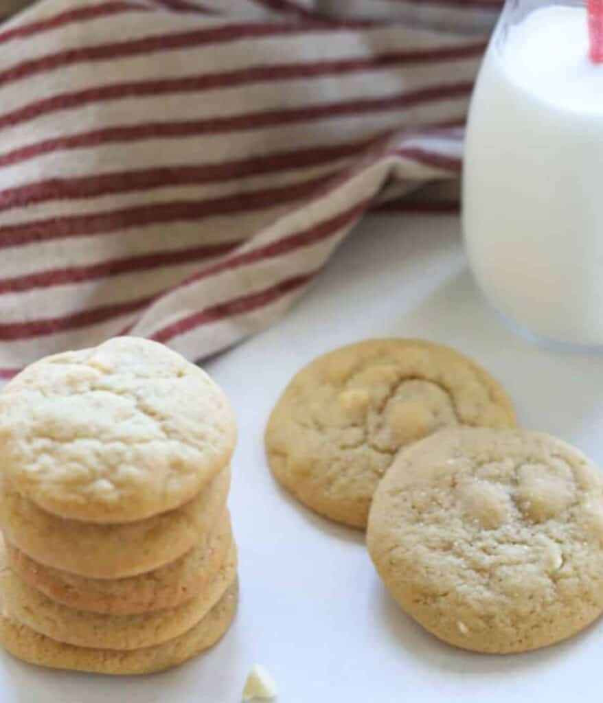 White Chocolate Chip Cookies - Simply Made Eats