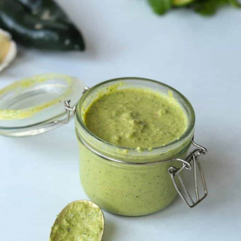 The Best Poblano Sauce (Creamy Recipe) - Simply Made Eats