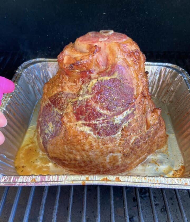 Traeger Spiral Ham (Double Smoked) - Simply Made Eats