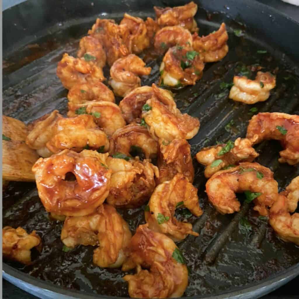 BBQ Cajun Argentine Red Shrimp Recipe - Simply Made Eats