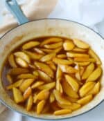 Caramelized Peaches in a Skillet - Simply Made Eats