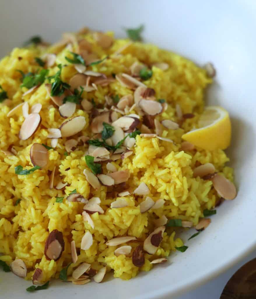 Mediterranean Yellow Rice Recipe (Quick & Easy) - Simply Made Eats