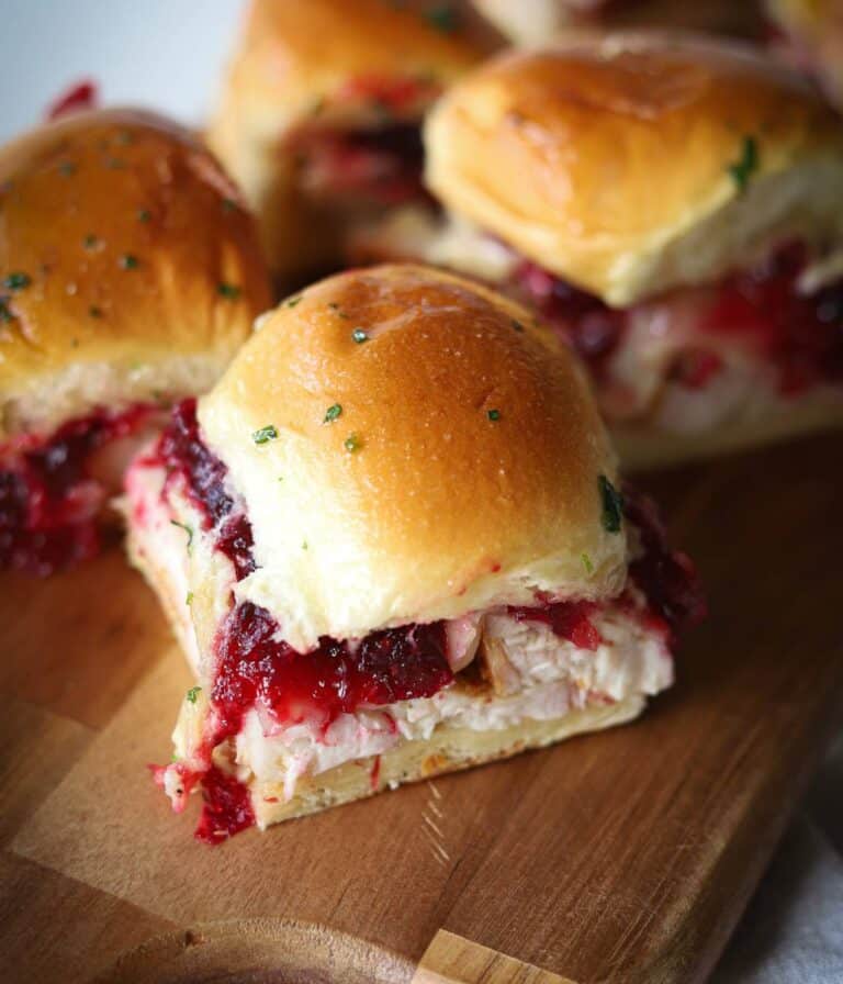Cranberry Turkey Sliders - Simply Made Eats