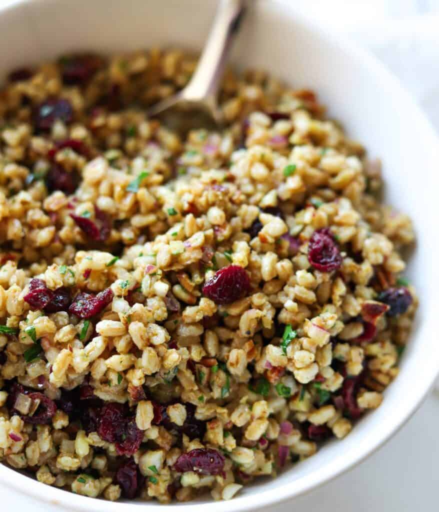 Ancient Grain Salad with Farro - Simply Made Eats