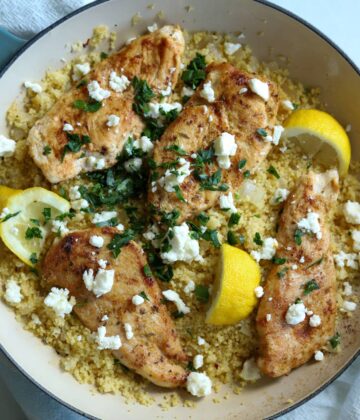 Chicken Couscous (One Skillet Dinner) - Simply Made Eats