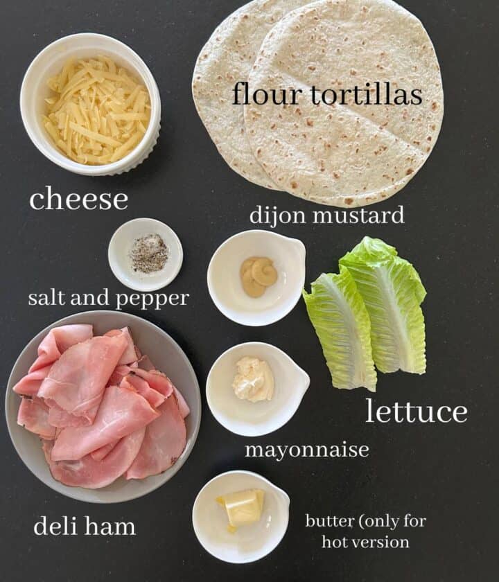 Ham and Cheese Wrap - Simply Made Eats