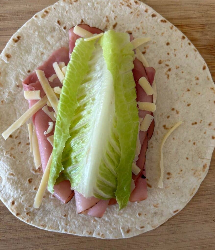 Ham and Cheese Wrap - Simply Made Eats
