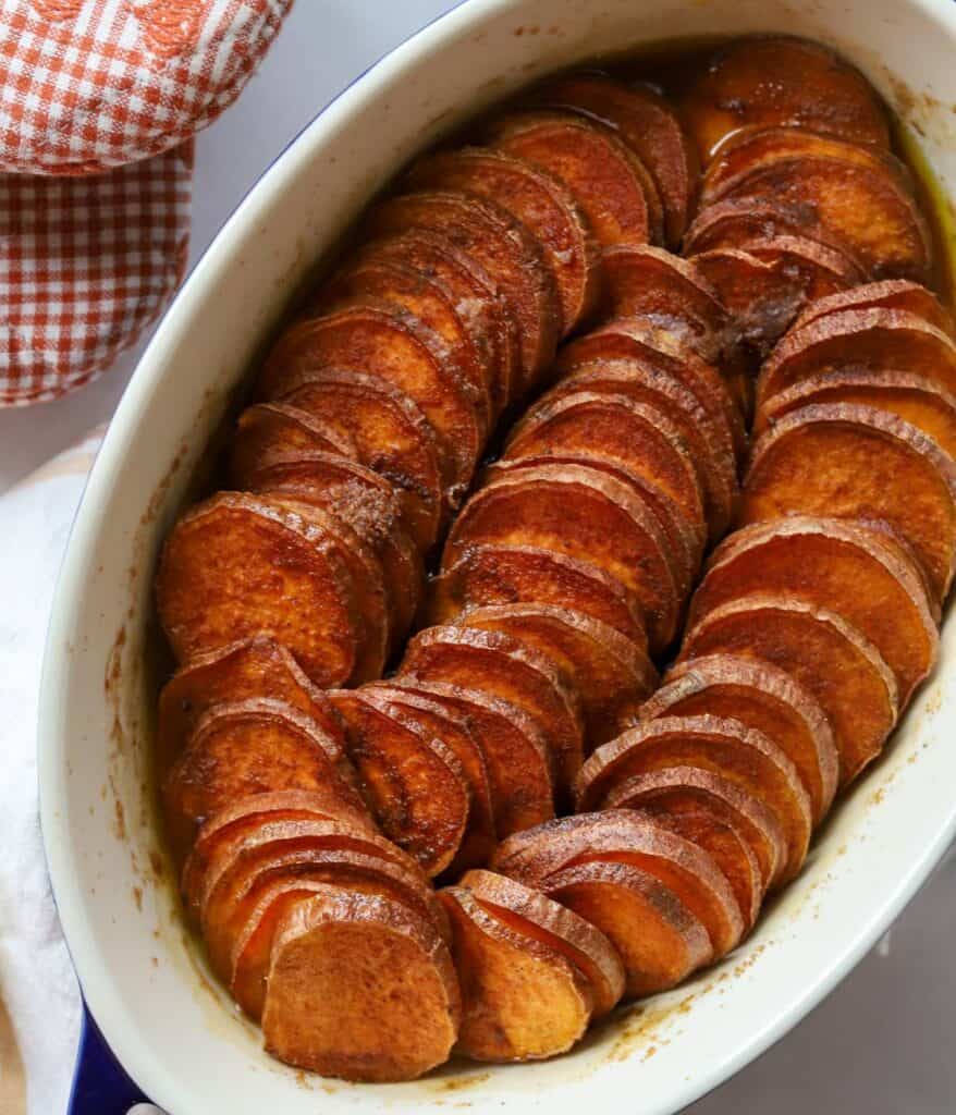 Baked Sweet Potato Slices - Simply Made Eats