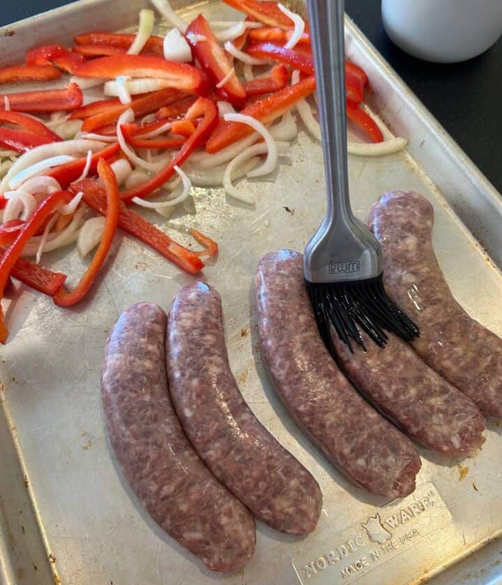 How to Oven Bake Bratwurst - Simply Made Eats