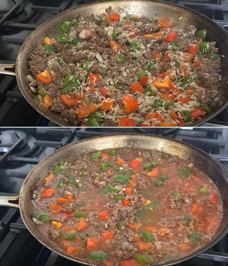 Deconstructed Stuffed Pepper Skillet - Simply Made Eats